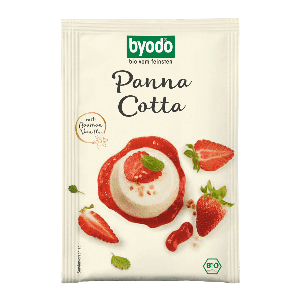 Bestelle BYODO Panna Cotta Bio Dessert 36g – Auwald Bio