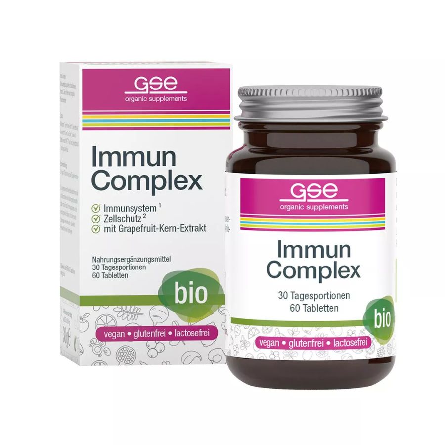 GSE Immun Complex (Bio), 60 Tabl. à 500 mg, 30g | Auwald Bio