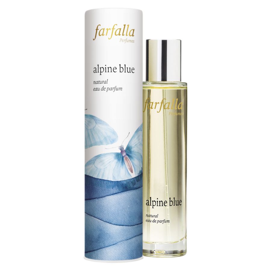 Farfalla alpine blue, natural eau de parfum Bio 50ml | Auwald Bio