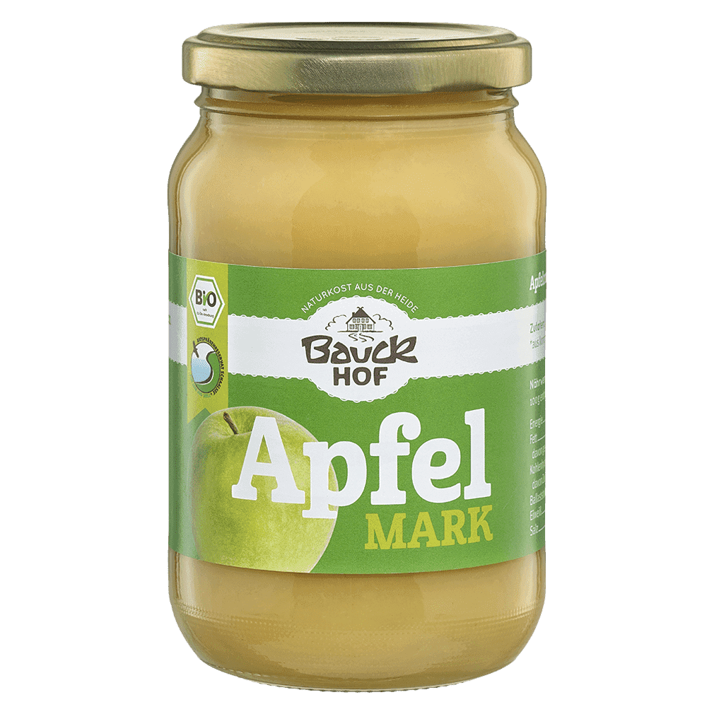 Bauck Apfelmark (ungesüßt) 360g Bio – Auwald Bio