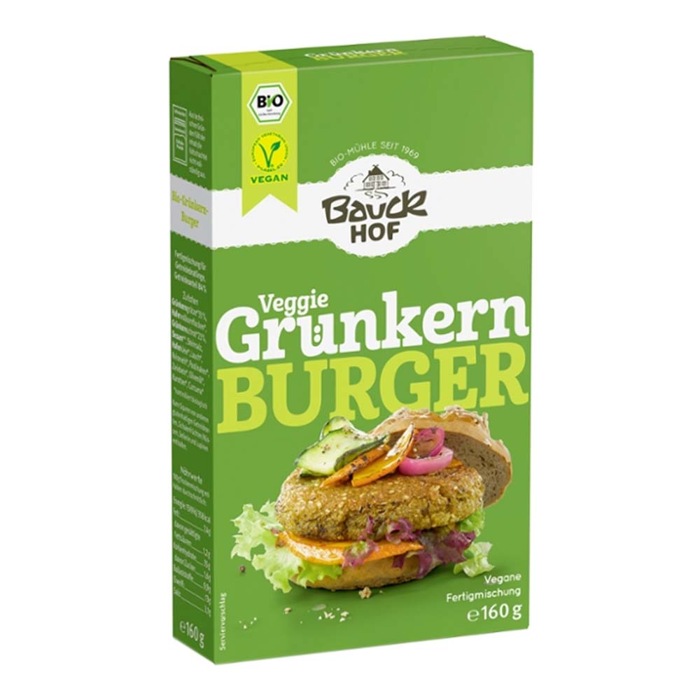 Bauckhof Grünkern Burger 160g Bio | Auwald Bio