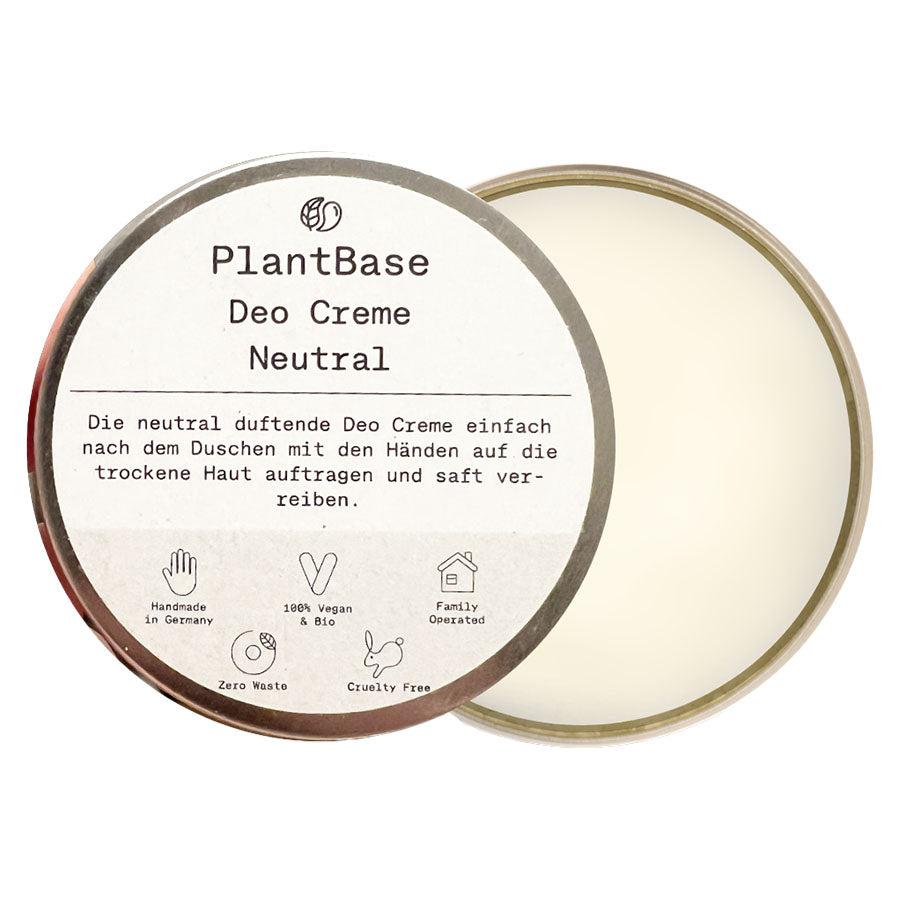PlantBase Deo Creme Neutral Bio 50ml | Auwald Bio