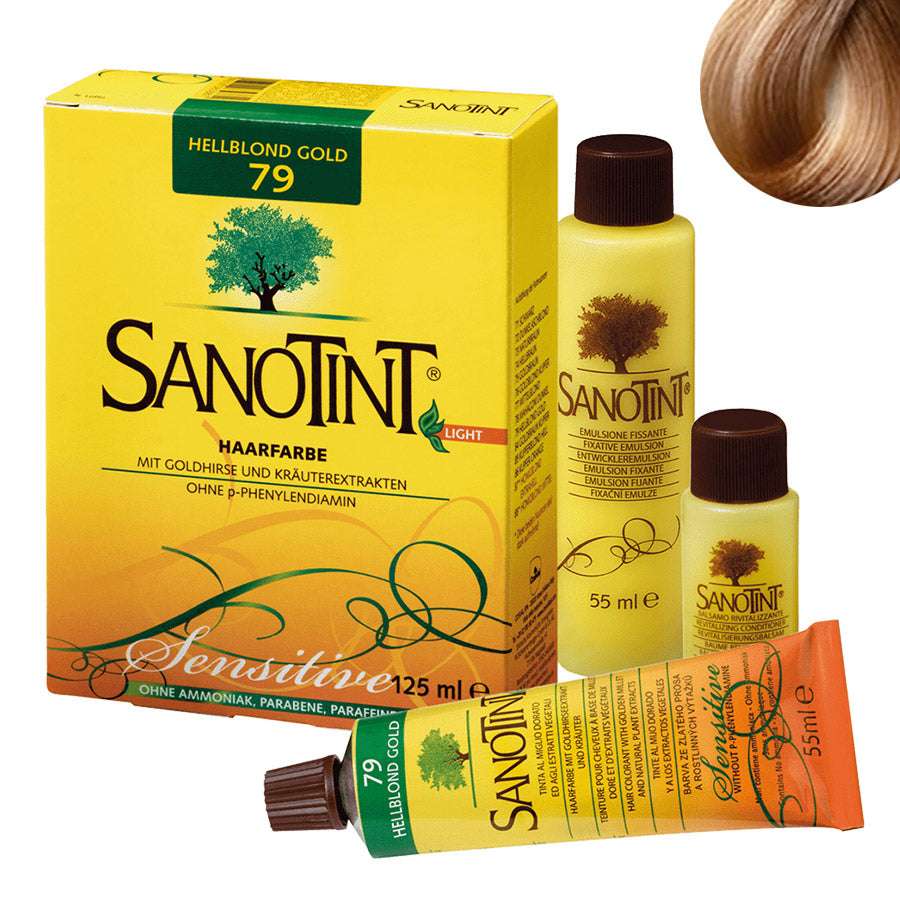 SANOTINT sensitive light 79 Hellblond Gold | Auwald Bio