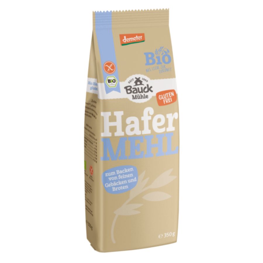 Bauckhof Hafermehl Vollkorn 350g Demeter | Auwald Bio