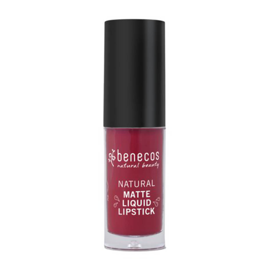 benecos Natural Beauty Matte Liquid Lipstick bloody berry Bio 5ml ...